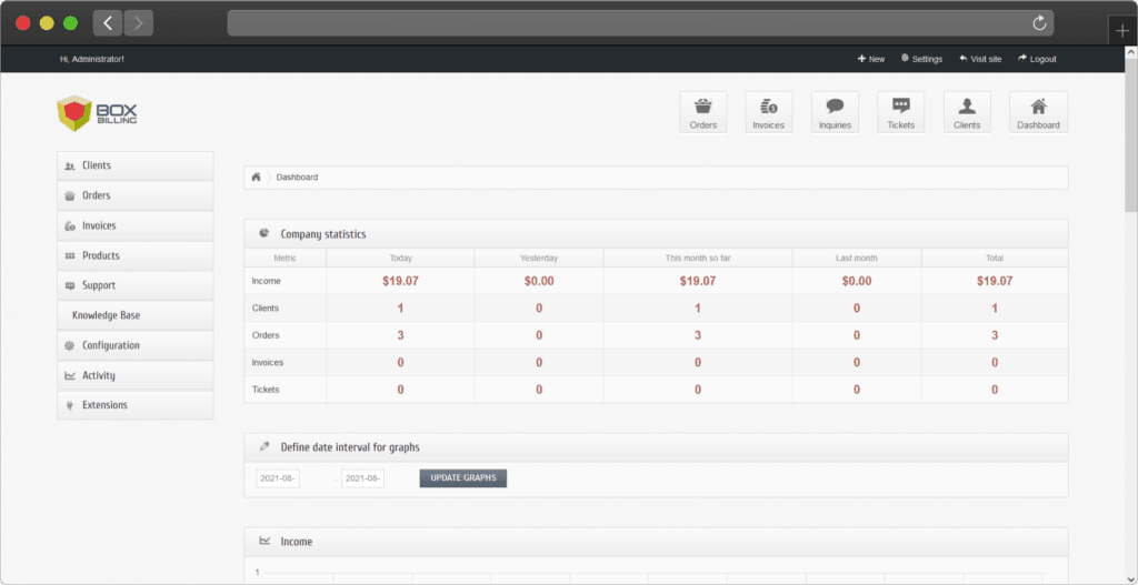 The top web host billing software - Web Host Pro